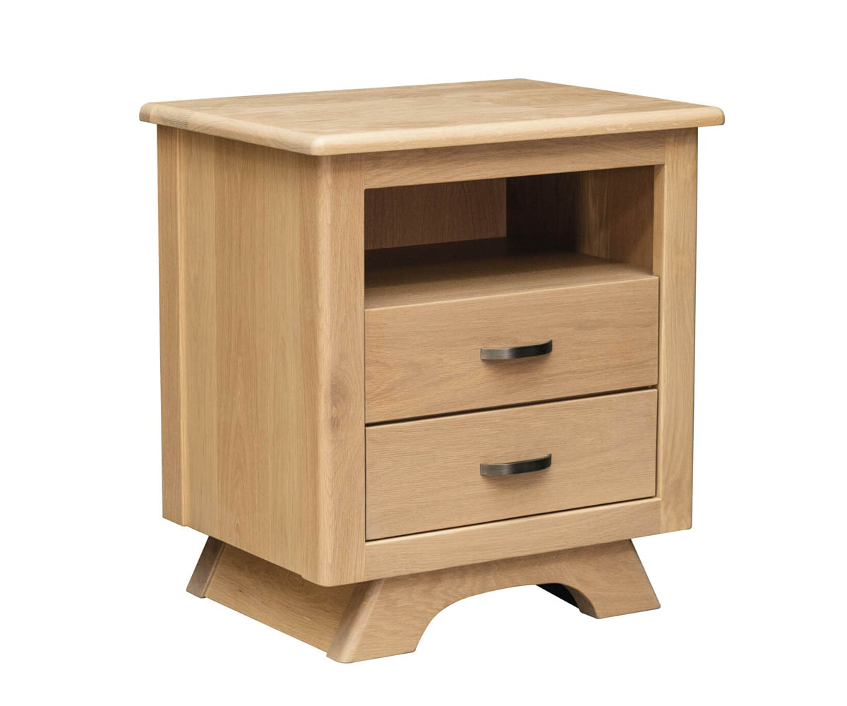 Neptune 2 Drawer Nightstand | Amish Originals