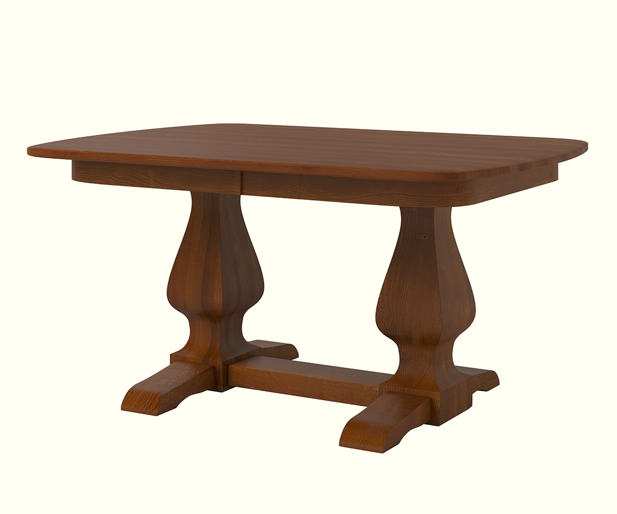Anson Double Pedestal Table | Amish Originals