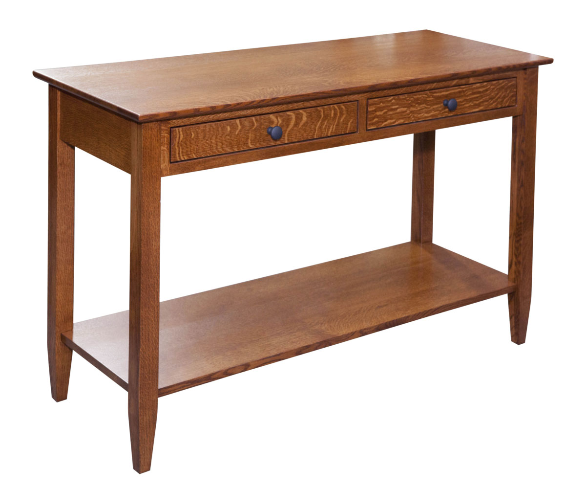 Knob View Shaker Console Table | Amish Originals