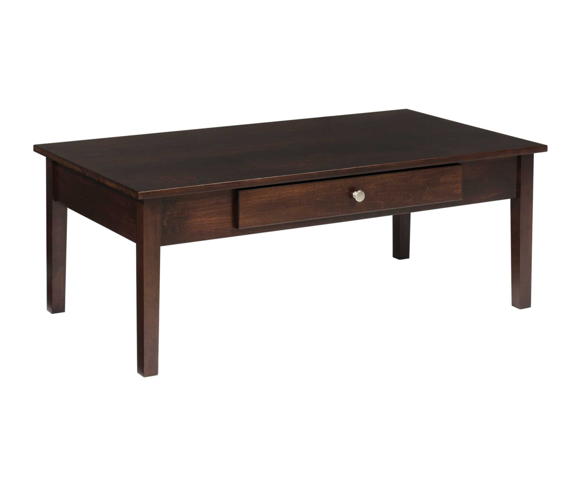 500 Coffee Table With Drawer | Amish Originals